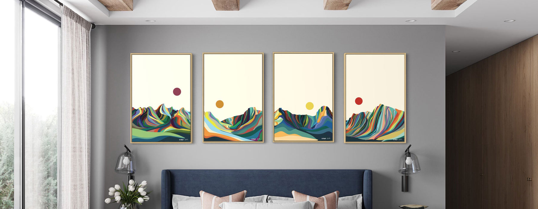 Go Slo Apparel - Hand illustrated designs for WY, CO, MT & UT