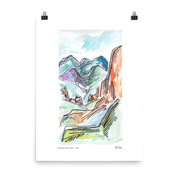 Into the Canyon Print – Go Slo Apparel
