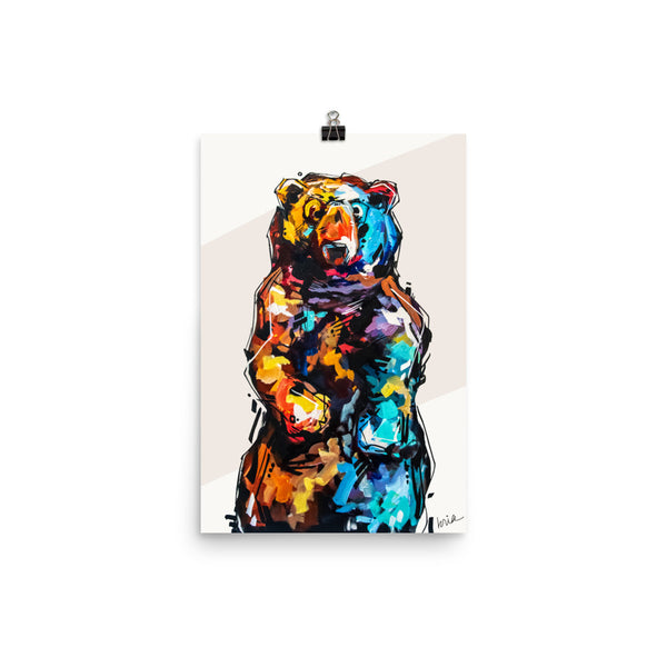 Lily the Bear Print – Go Slo Apparel